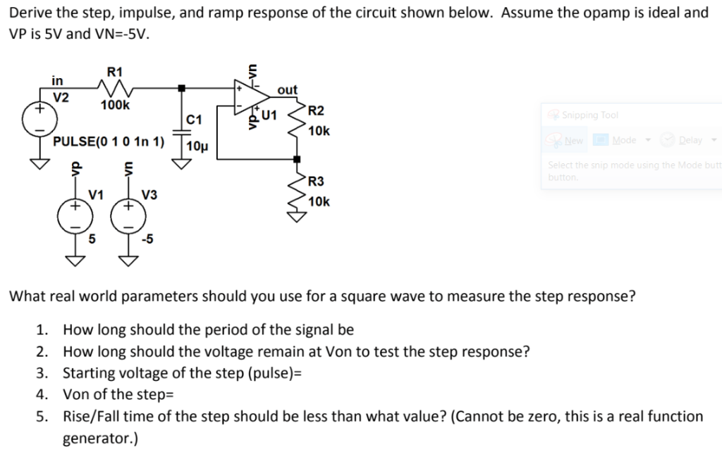 Solved Derive the step, impulse, and ramp response of the | Chegg.com