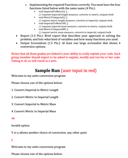 Solved Project Description Write a program that performs | Chegg.com