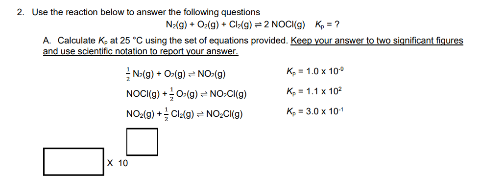Solved Calculate Kc for the same reaction. Keep your answer | Chegg.com