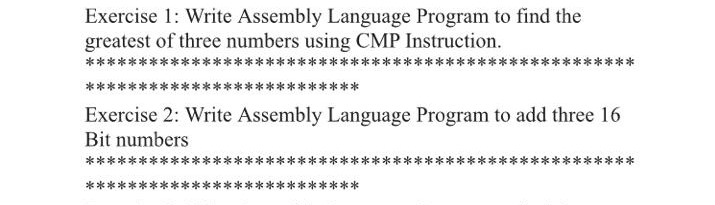 Solved in assembly program 8085 simulator answers like this | Chegg.com