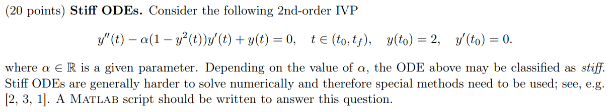 Solved Need help converting this second-order IVP to a | Chegg.com