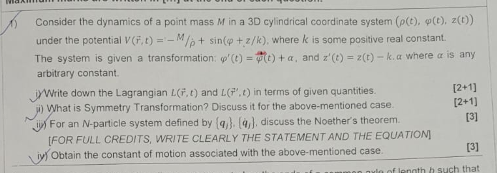 Solved Consider the dynamics of a point mass M ﻿in a 3D | Chegg.com