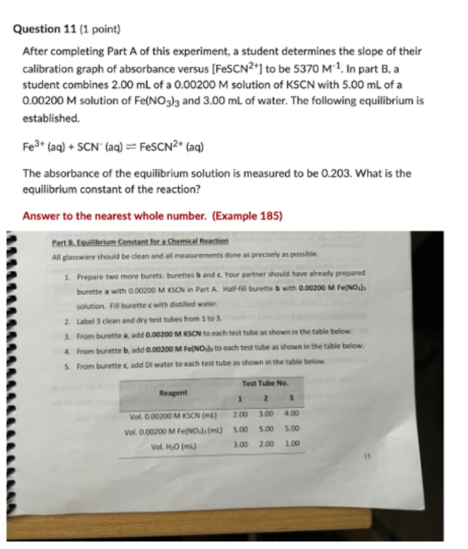 Attached is a pre lab question and the relevant part | Chegg.com
