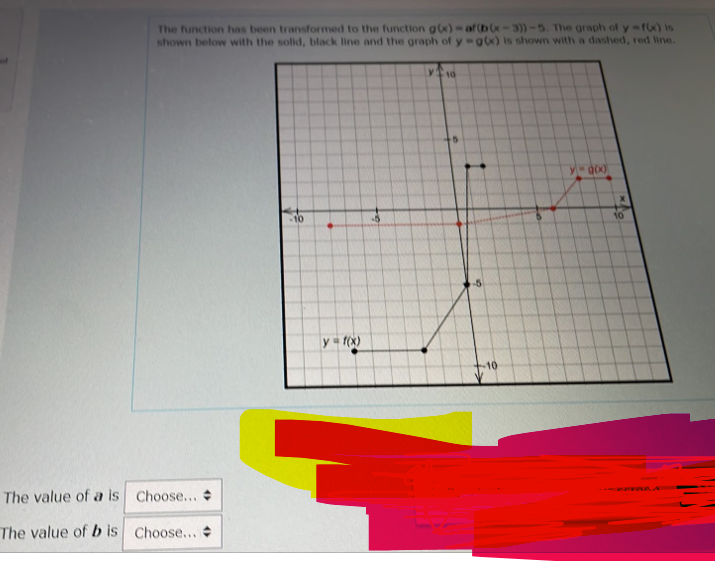 Solved The function has been transformed to the function | Chegg.com