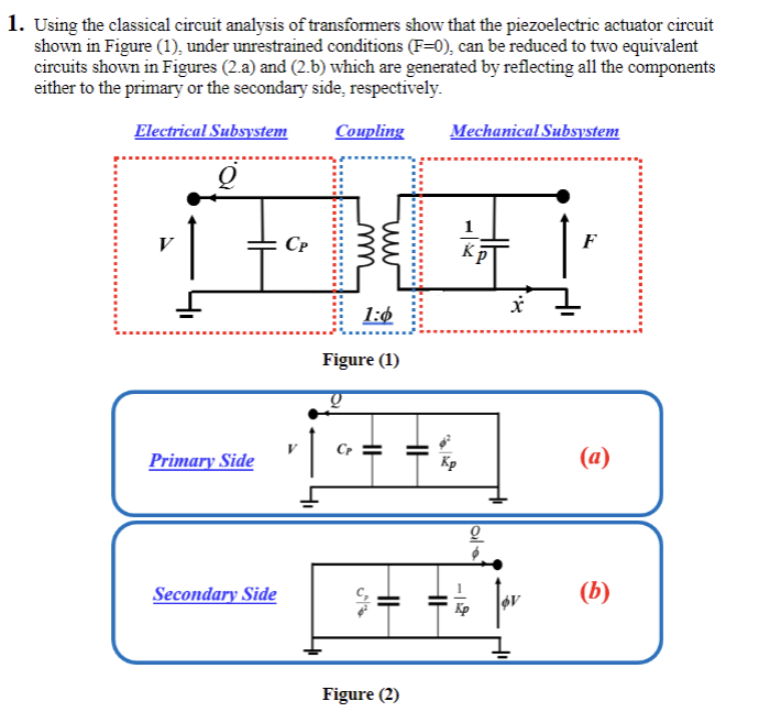 Solved Using the classical circuit analysis of transformers | Chegg.com