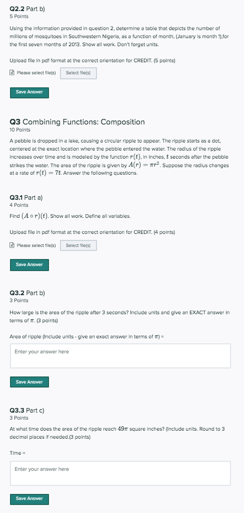 Solved Written Homework 4 Q1 Combining Functions: Algebra of | Chegg.com