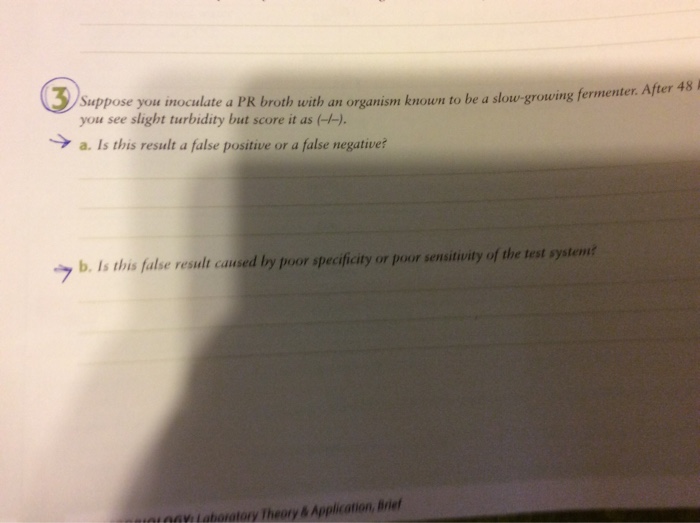 Solved Suppose you inoculate a PR broth with an organism | Chegg.com