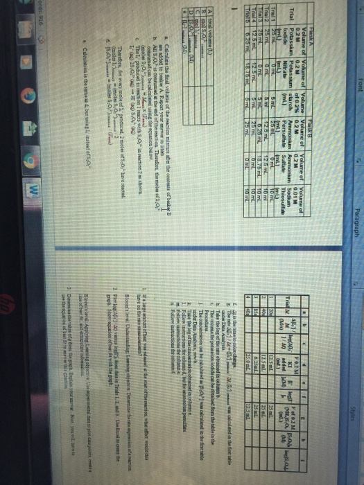 Paragraph Volume of Volume off Volume voi of Volume | Chegg.com