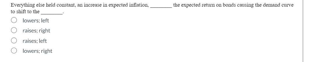 Solved Everything else held constant, an increase in | Chegg.com