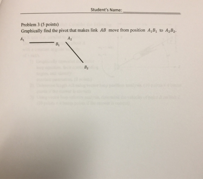 Solved Student's Name: Problem 3 (5 points) Graphically find | Chegg.com