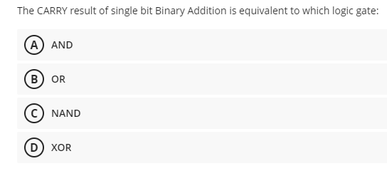 Solved Which logic gate is not a primitive operation (i.e. | Chegg.com