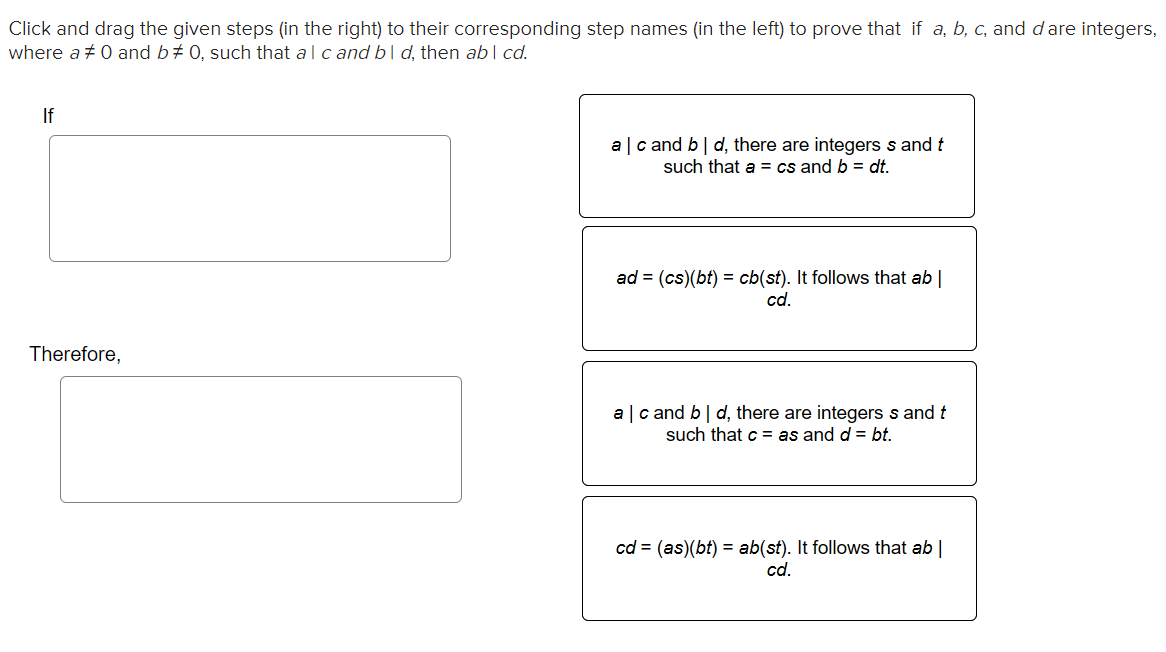 Solved Click and drag the given steps (in the right) to | Chegg.com
