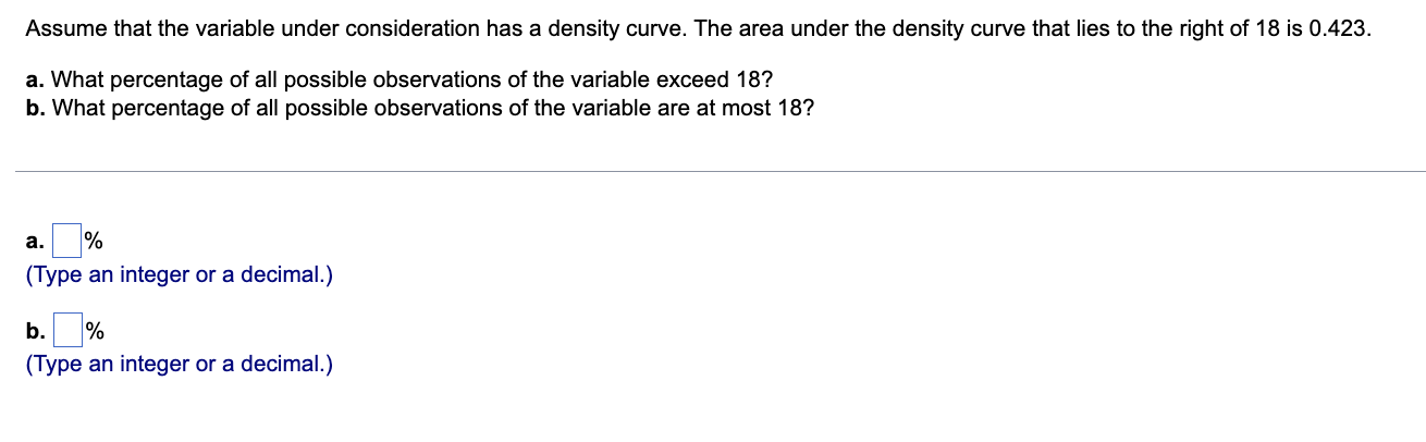 Solved Assume that the variable under consideration has a | Chegg.com