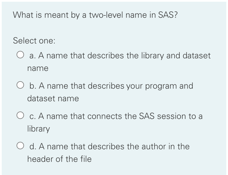 Solved What Statement Indicates Which Variable To Sort By