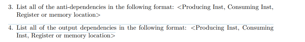 Solved A) Dependency Identification Use the below block of | Chegg.com