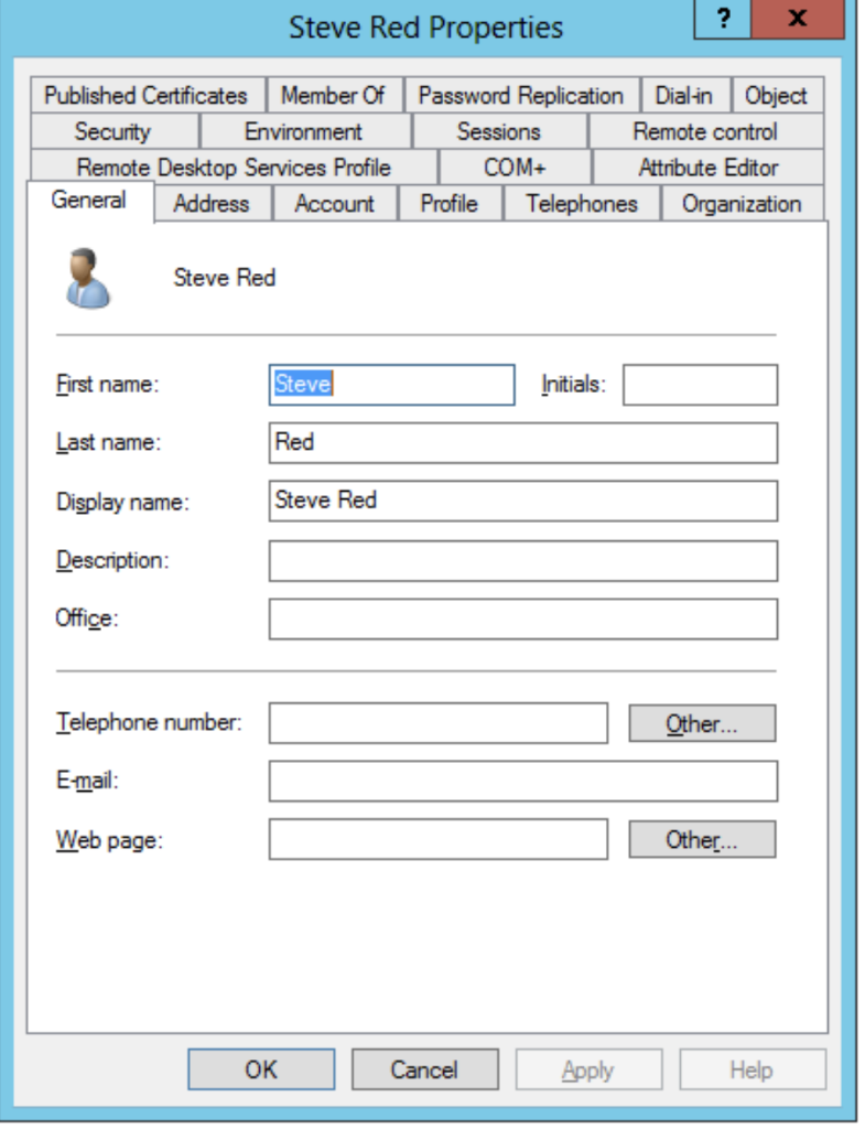 Task 4: Setting Domain-Based User Account | Chegg.com
