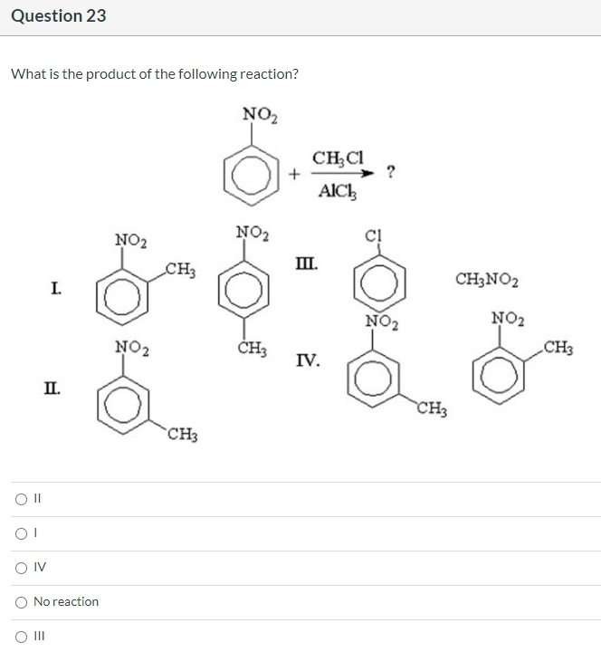 Solved What is the product of the following reaction? What | Chegg.com