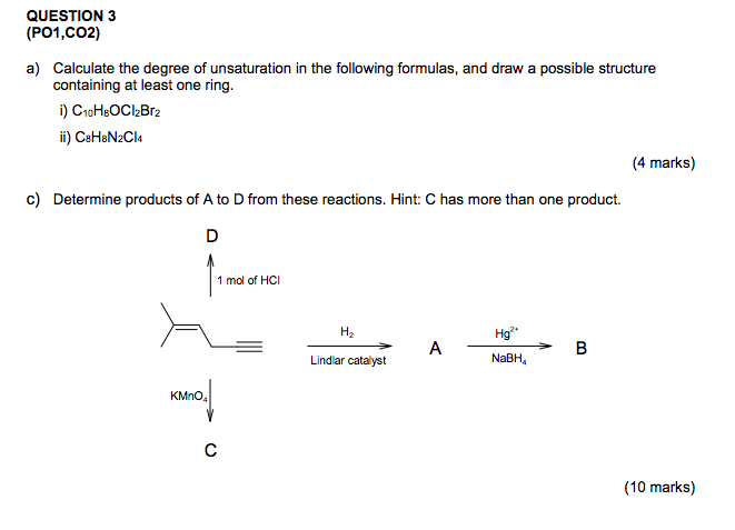 Solved QUESTION 3 (P01, CO2) a) Calculate the degree of | Chegg.com Solved QUESTION 3 (P01, CO2) a) Calculate the degree of | Chegg.com
