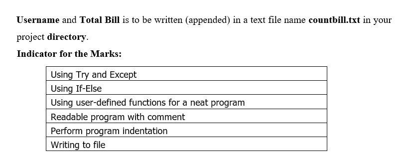 Solved ELECTRICITY CALCULATE (PYTHON) Your firm has charged | Chegg.com