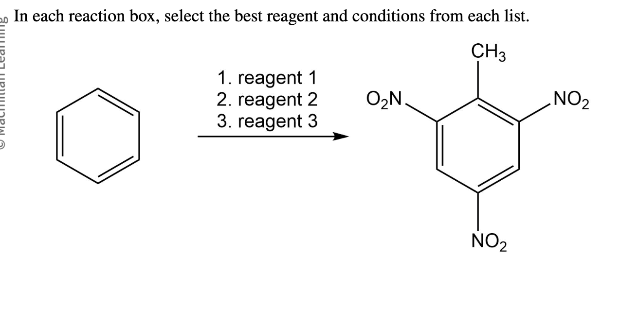 Solved In each reaction box, select the best reagent and | Chegg.com