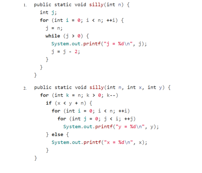 Solved Big-Oh and Run Time Analysis: Describe the worst case | Chegg.com