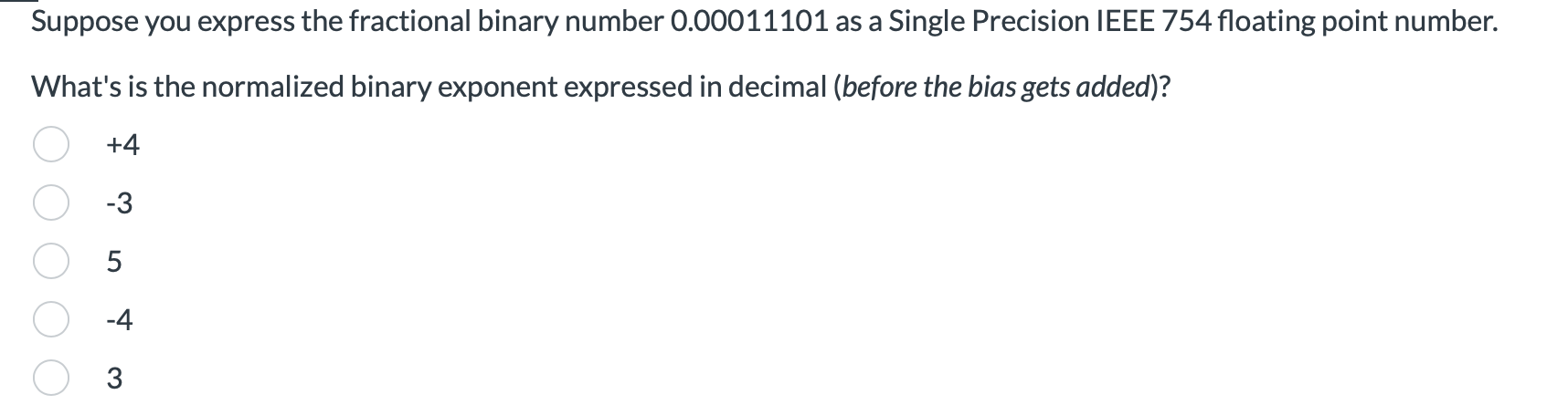 Solved Suppose you express the fractional binary number | Chegg.com