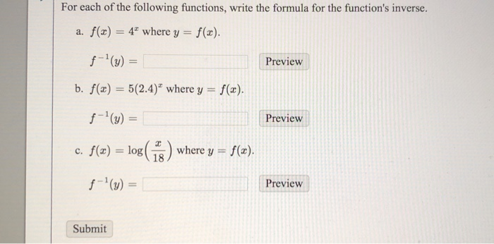 Solved For Each Of The Following Logarithmic Expressions