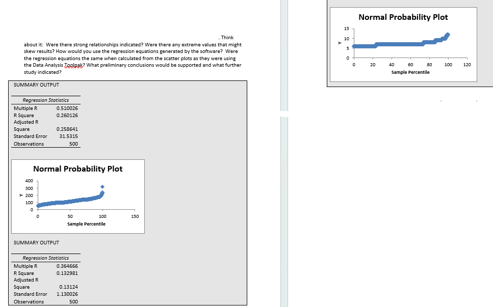 Solved Answer the following questions for both summary | Chegg.com