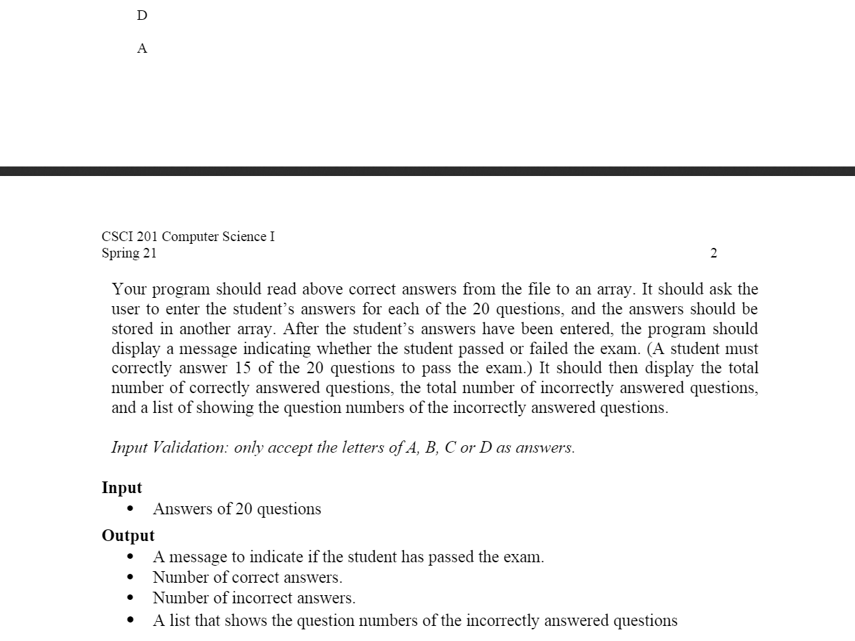 Solved The local Driver's License Office has asked you to | Chegg.com