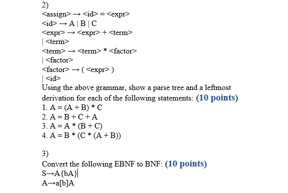 Solved 2) →= →A∣B∣C