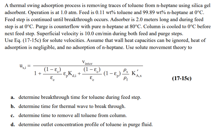 Solved separation process problemplease solve it | Chegg.com