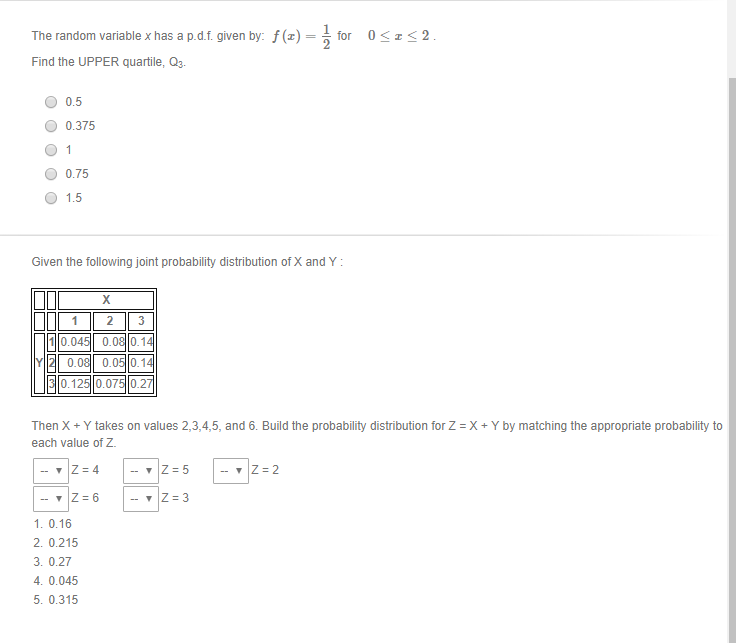Solved The random variable x has a p.d.f. given by: f(zfor 0 | Chegg.com
