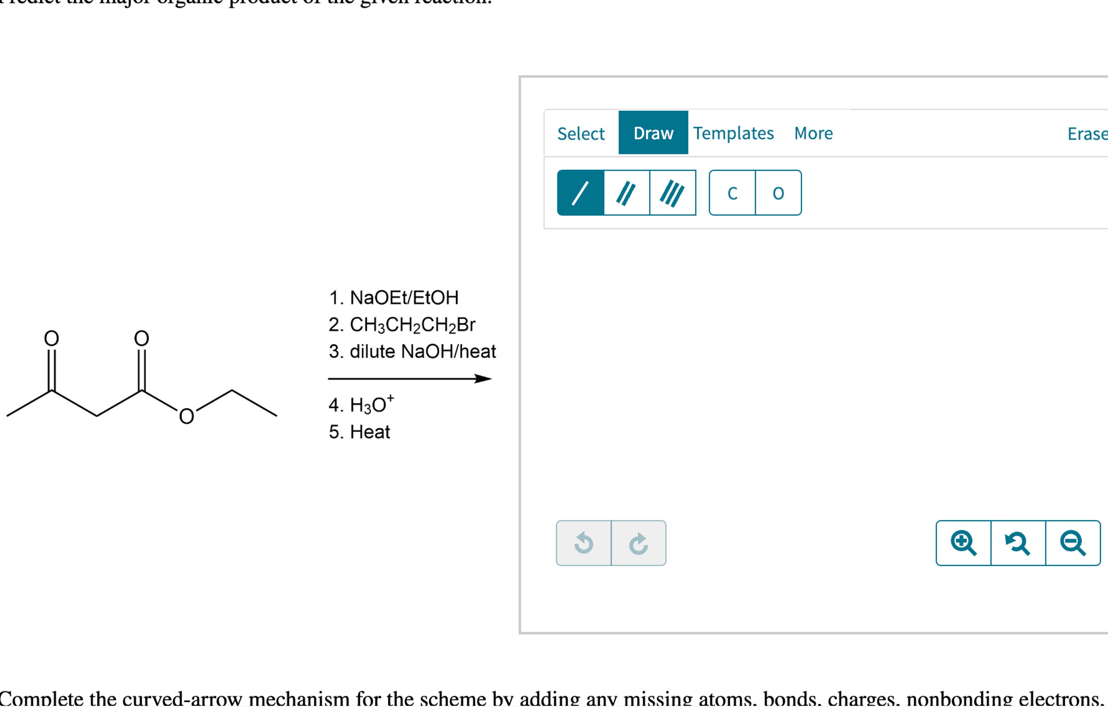 Solved NaOEtEtOHCH3CH2CH2Brdilute NaOH? | Chegg.com