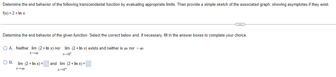 Solved Determine the end behavior of the following | Chegg.com