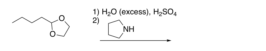 Solved 1) H20 (excess), H2SO4 ΝΗ | Chegg.com
