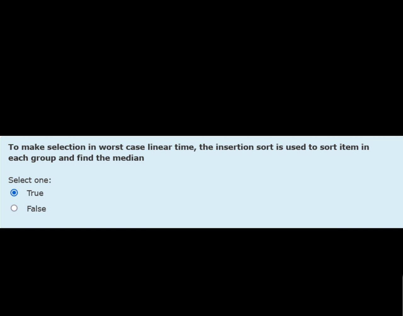 Solved To Make Selection In Worst Case Linear Time The