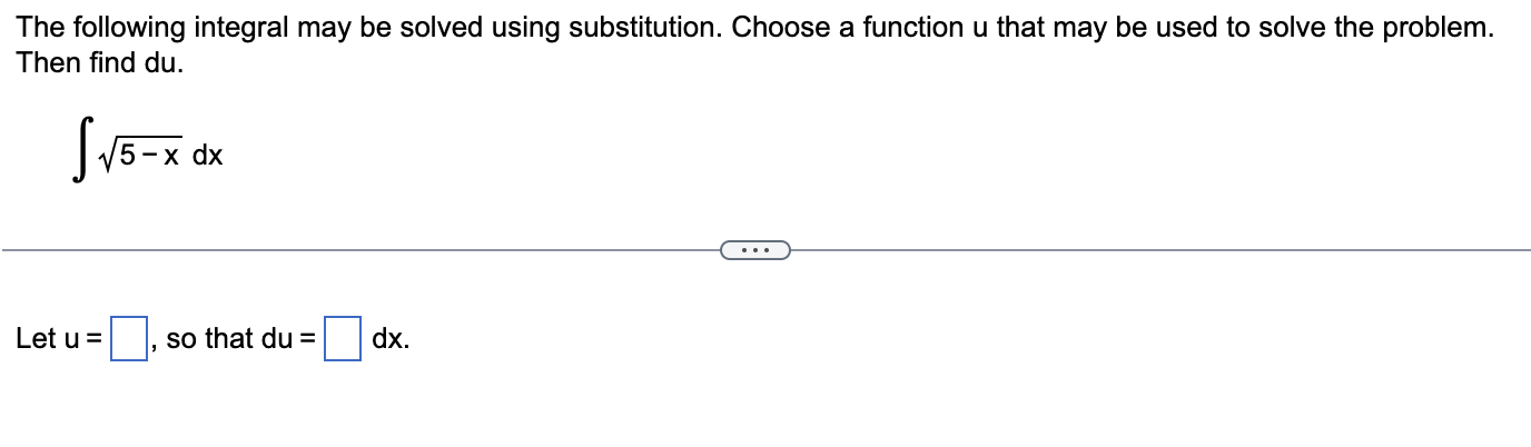 Solved The following integral may be solved using | Chegg.com