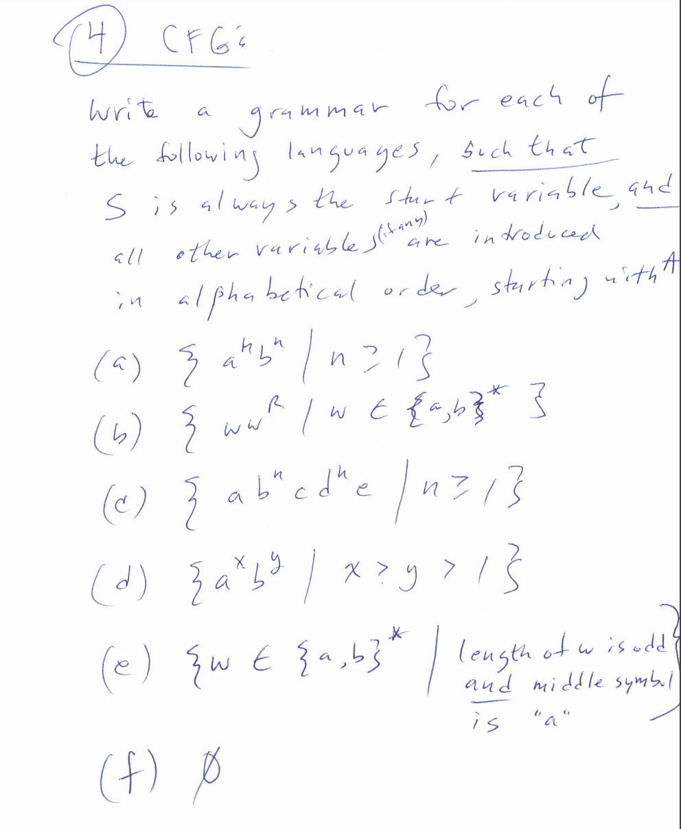 Solved 4 CF GG Write a are all other variable slitamy love A | Chegg.com