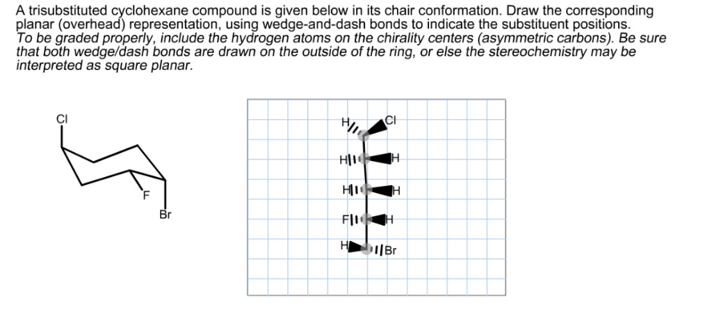 Solved A trisubstituted cyclohexane compound is given below | Chegg.com