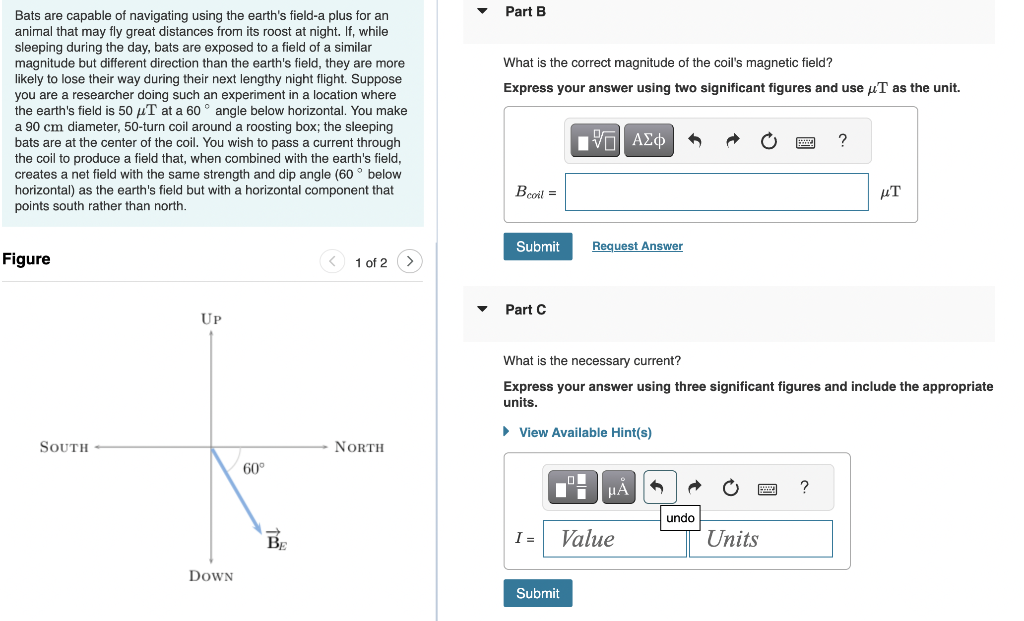Solved Bats are capable of navigating using the earth's | Chegg.com