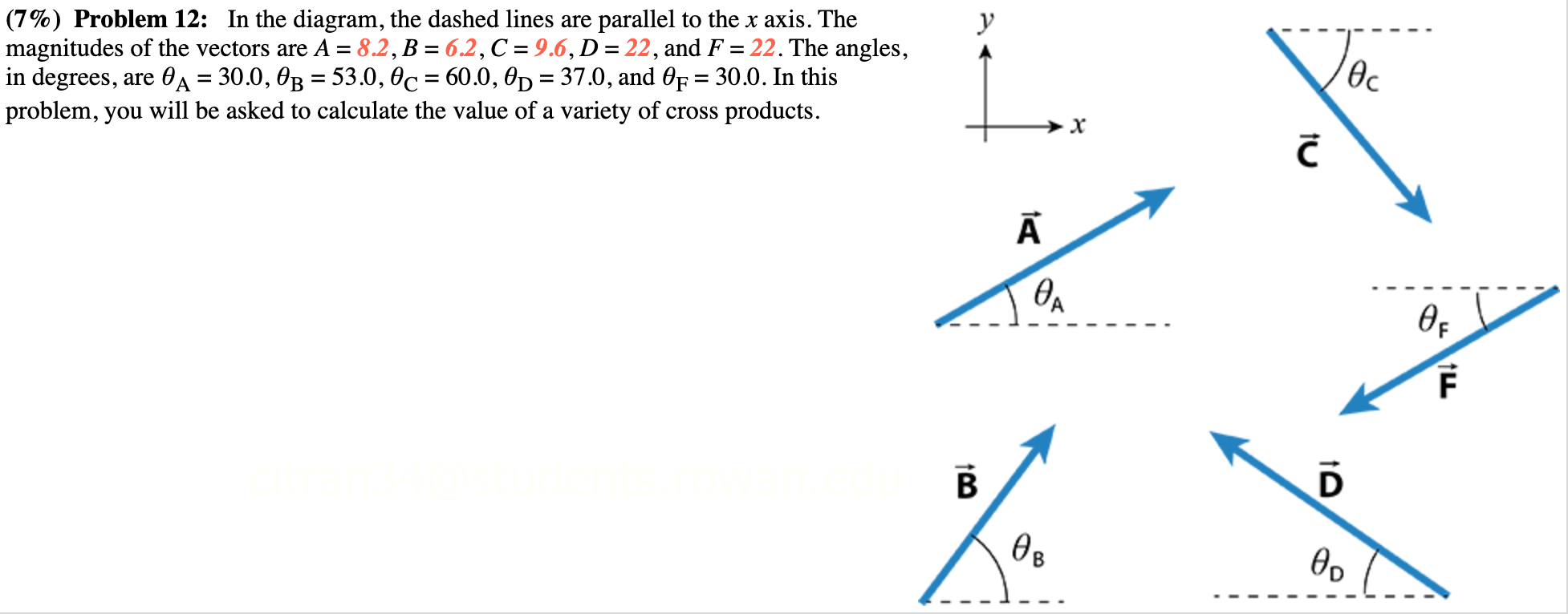Solved What is magnitude of (B/B) × B? What is direction | Chegg.com