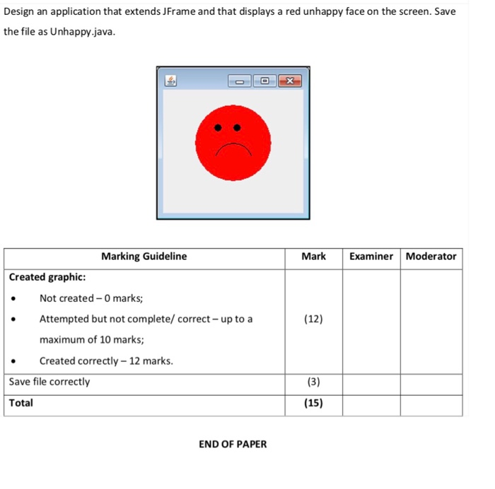 Solved Design an application that extends JFrame and that | Chegg.com