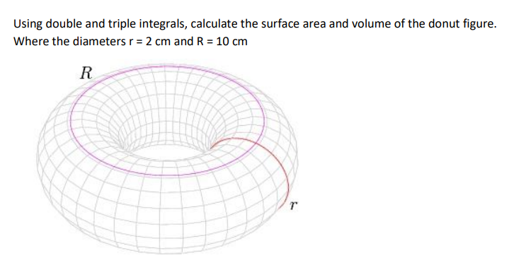 Solved Using double and triple integrals, calculate the | Chegg.com