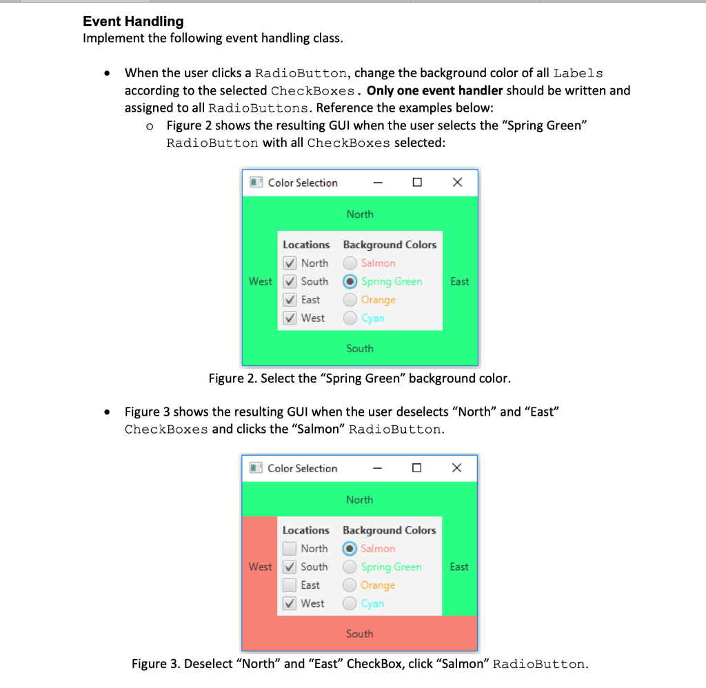 Hello, I need help to design and implement a GUI | Chegg.com