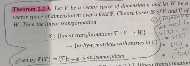 Solved Theorem 2.2.3. ﻿Let V ﻿be a vector space of dimension | Chegg.com
