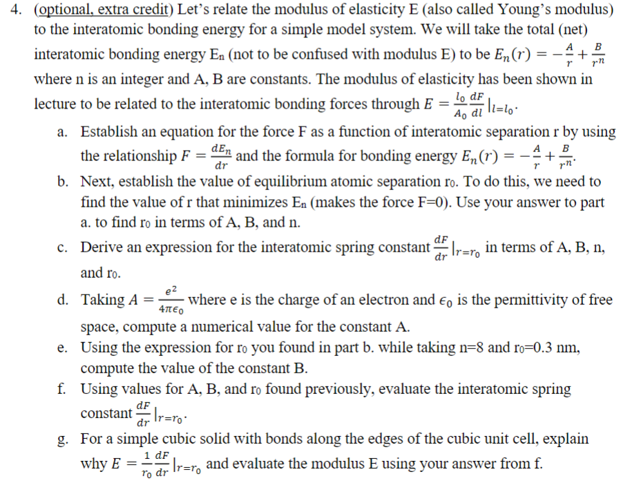 Solved (optional, extra credit) Let's relate the modulus of | Chegg.com