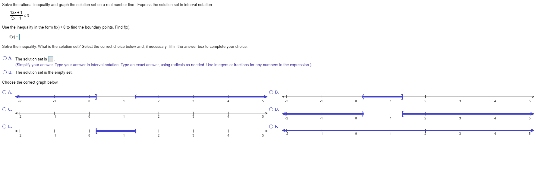 Solved Solve The Rational Inequality And Graph The Solution 8734