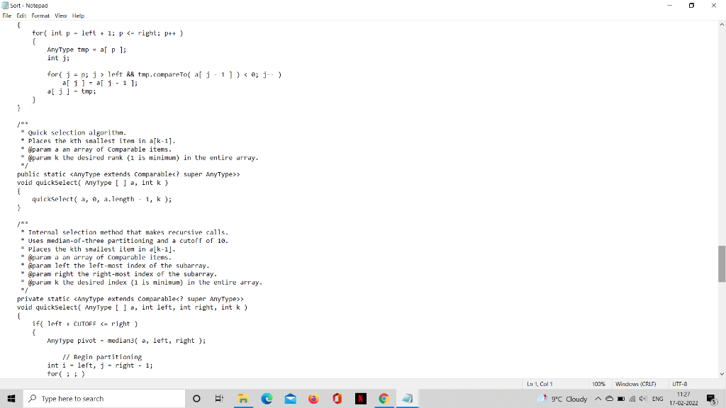 Sequences (1) - Notepad Eile Edit Format View Help | Chegg.com
