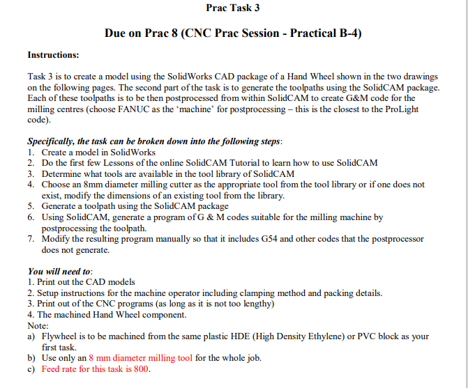 Solved Instructions: Task 3 is to create a model using the | Chegg.com