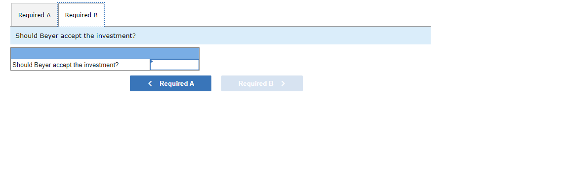 Solved Exercise 24-2 Net present value LO P3 Beyer Company | Chegg.com